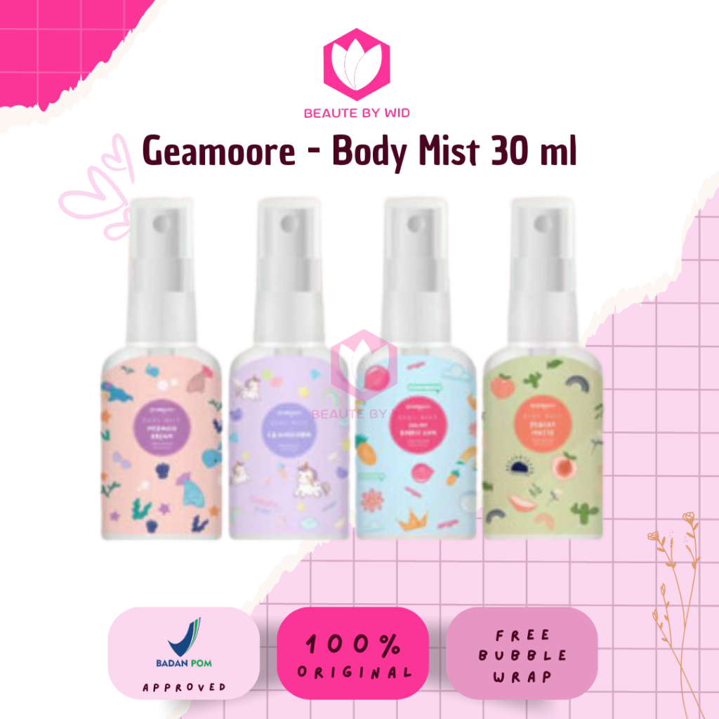 Jual BBW Geamoore Body Mist Peachy Matte Mermaid Dream La Unicorn Oh My ...