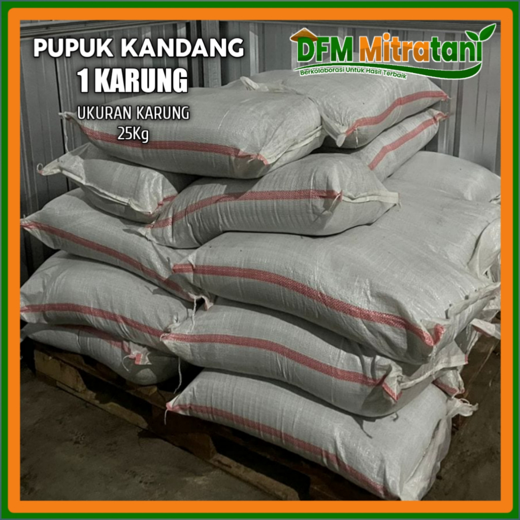 Jual Pupuk Kandang Siap Pakai 1 Karung dari Kohe Sapi - Sudah ...