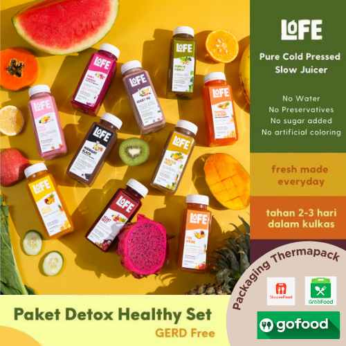 Jual Jus Kesehatan Jus Diet Juice Sehat Cold Pressed Juice Paket Detox ...