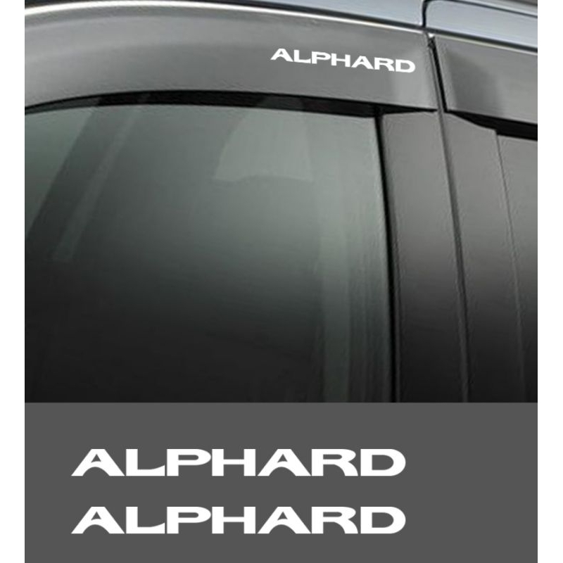 Jual Stiker Cutting Talang air Alphard | Stiker Cutting custom | Shopee ...