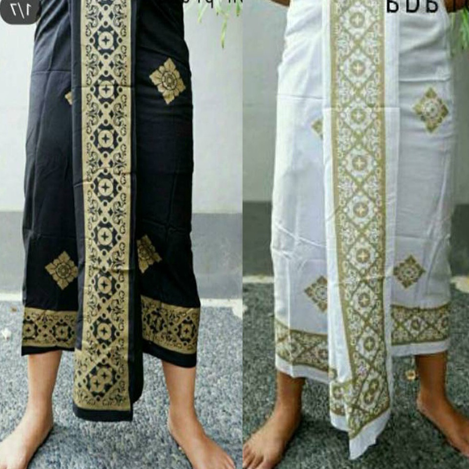 Jual ART M24G Pakaian Adat Kamen Kamben Bali Pria Cowok Putih Hitam ...