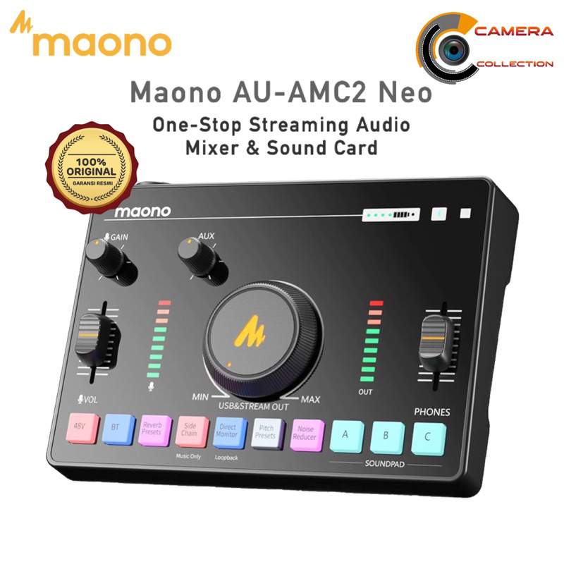 Jual Maonocaster Maono AU-AMC2 Neo One-Stop Streaming Audio Mixer ...