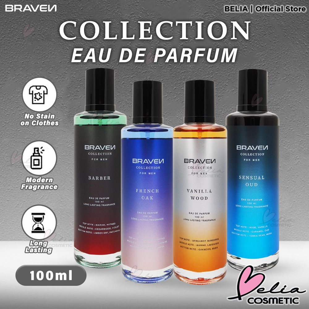Jual BELIA BRAVEN Collection Eau De Parfum 100ml | Parfum Pria ...