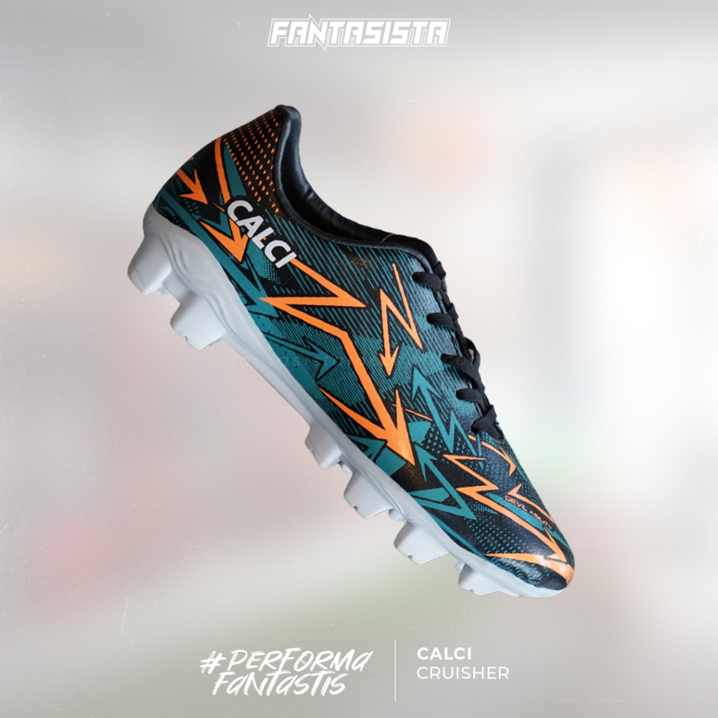 Jual Sepatu Bola Anak - CALCI CRUISER SC JR - Black/solar orange/mintrush - 220052 | Shopee ...