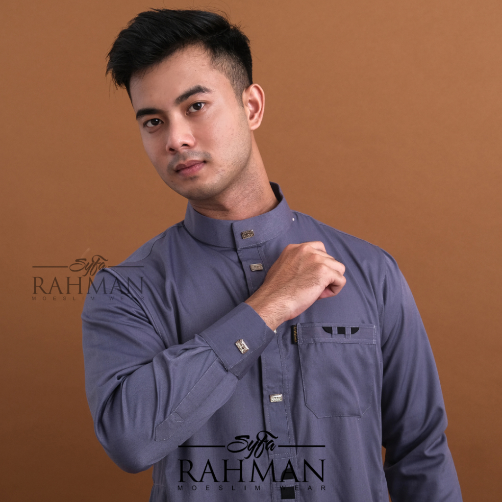 Jual Syfa Rahman - Baju Gamis Pria Dewasa Lengan Panjang Katun Ghazi ...