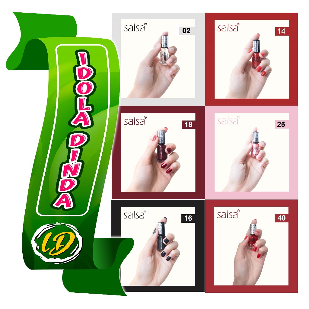 Jual ECER HARGA/BOTOL - KUTEK SALSA HITAM - BENING - MERAH - MAROON ...