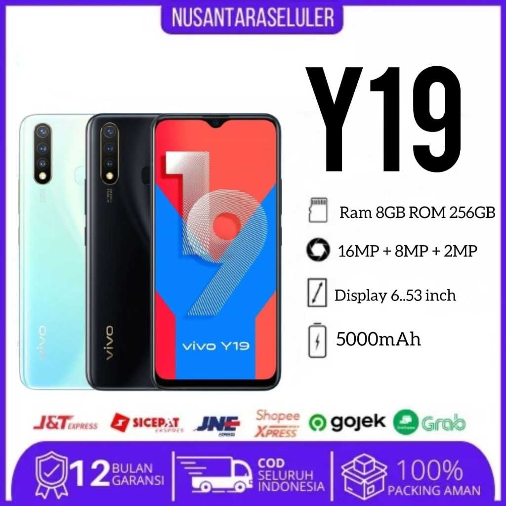 Jual Y19 RAM 8GB ROM 256GB BERGARANSI 1 TAHUN | Shopee Indonesia