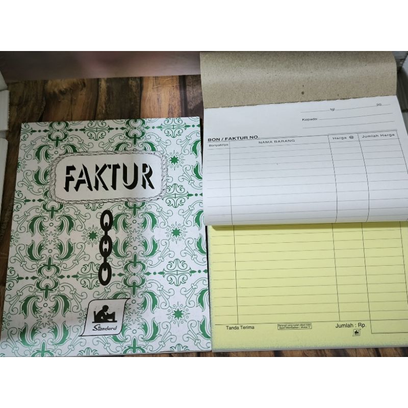 Jual Bon Faktur Standard rangkap 2 Besar/Buku nota kontan | Shopee ...