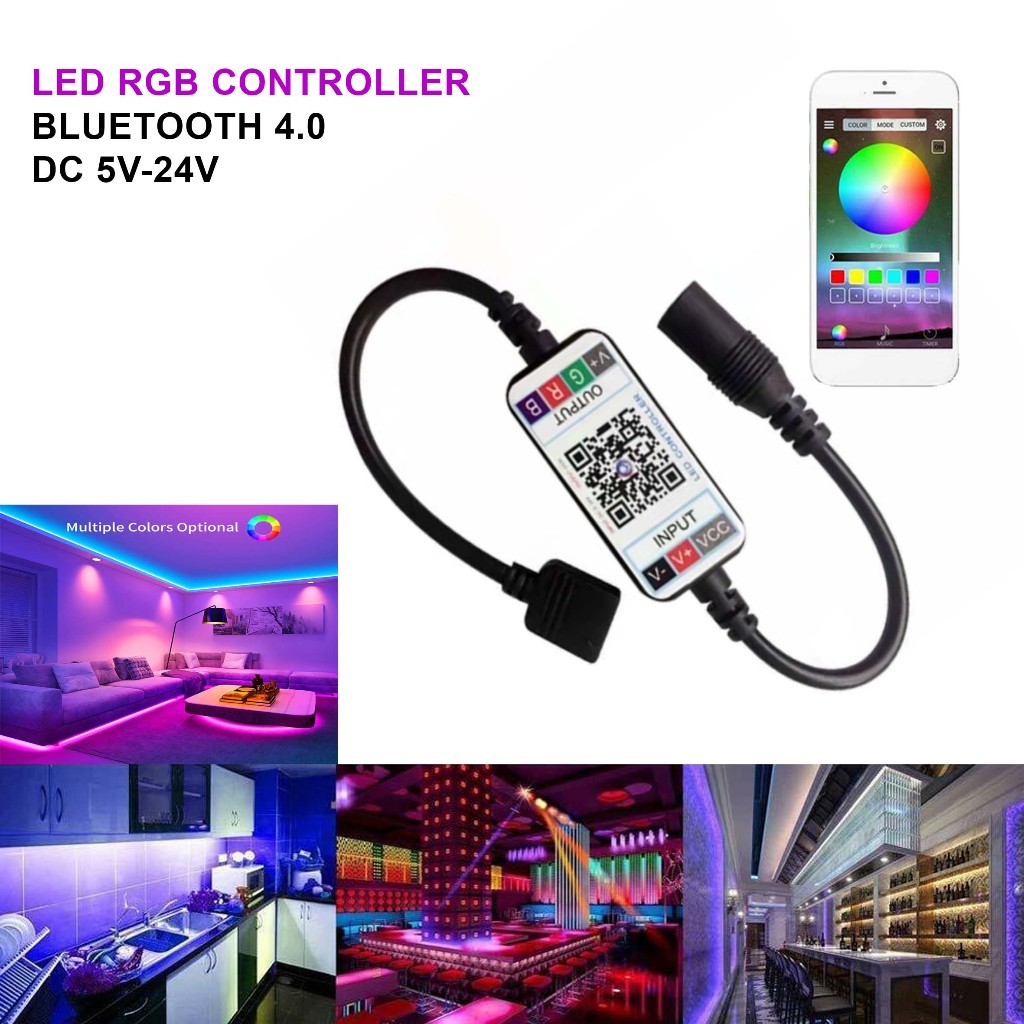 Jual Modul LED RGB Bluetooth Android IOS LED Strip RGB Music Controller | Shopee Indonesia