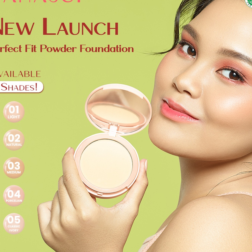Jual Hanasui Perfect Fit Powder Foundation Original | ready stock ...