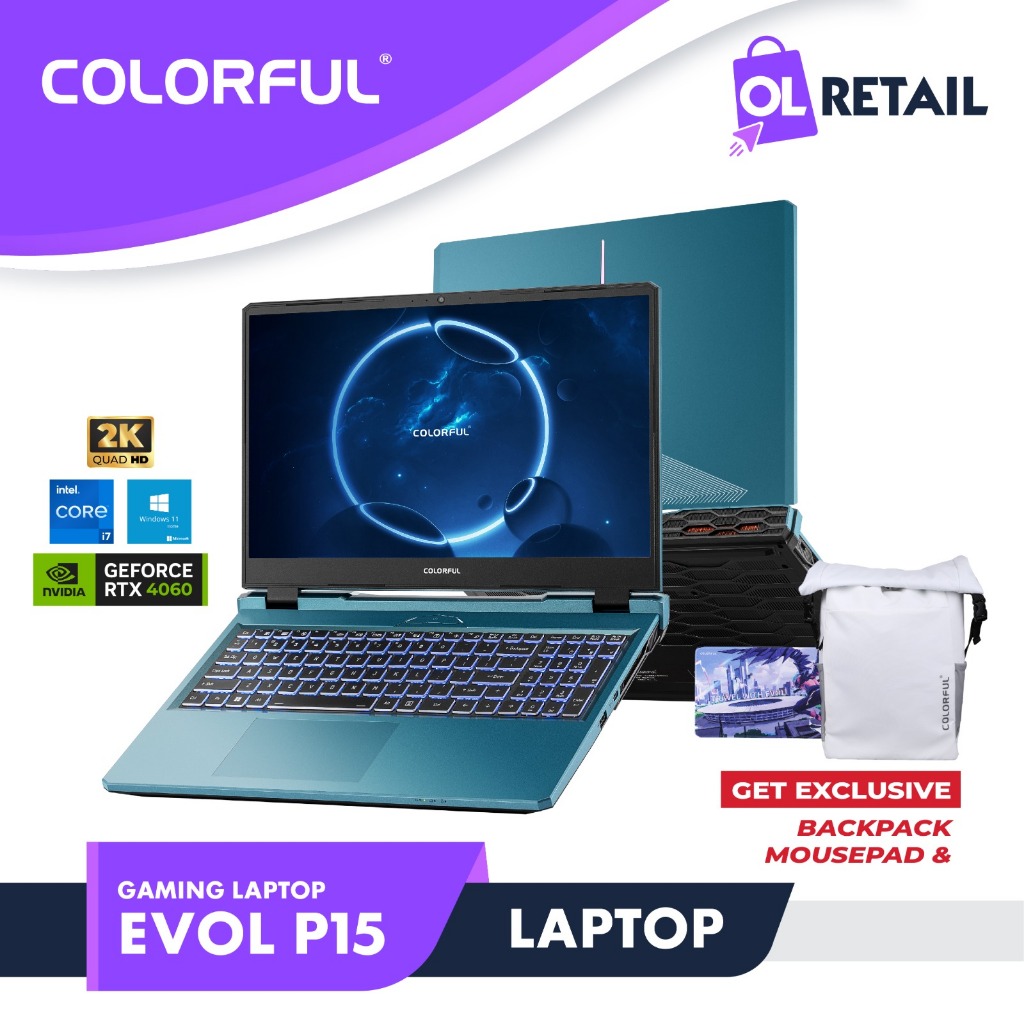 Jual COLORFUL EVOL P15-23 Laptop Gaming i7-13620H RTX4060 512GB SSD ...