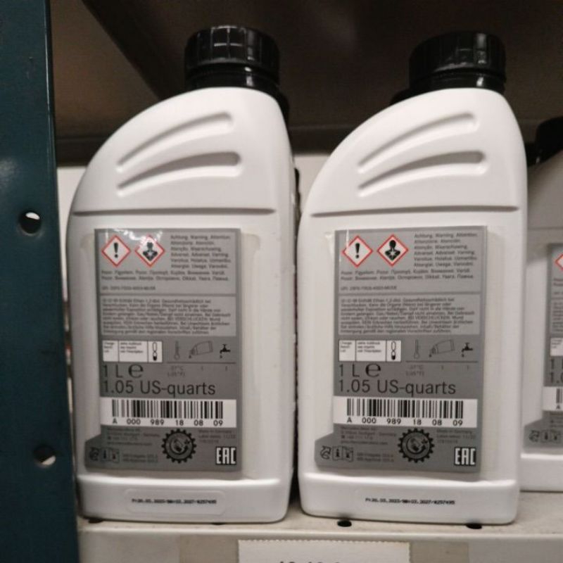 Jual Mercedes-Benz Genuine Coolant Antifreeze 1L | Cairan Radiator ...