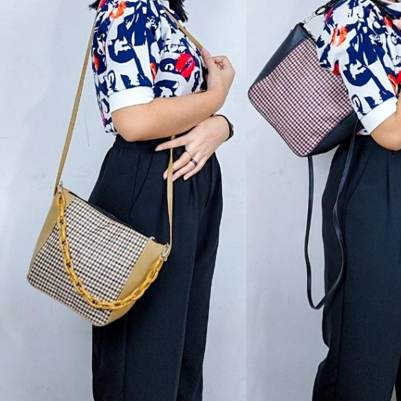 Jual [100% FOTO ASLI] TAS DOLBY SELEMPANG RANTAI / TAS TALI RANTAI ...