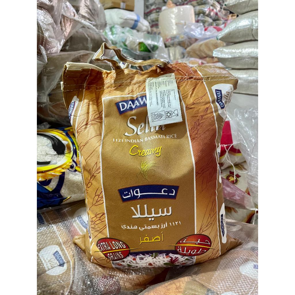 Jual Beras Basmati Daawat Sella Creamy 5kg | Shopee Indonesia