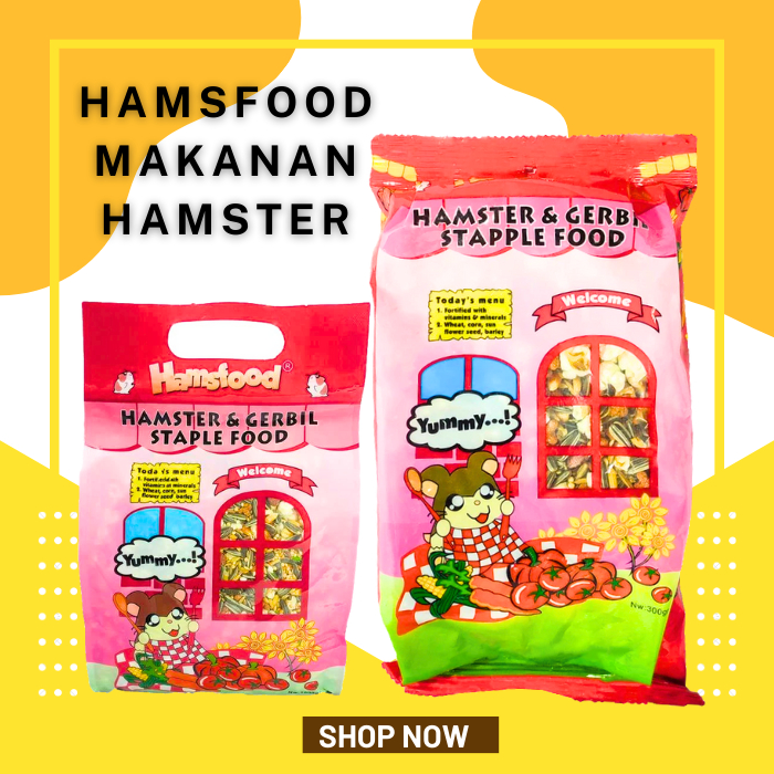 Jual Hamsfood Makanan Hamster food 100 Gr & 300 Gr | Shopee Indonesia