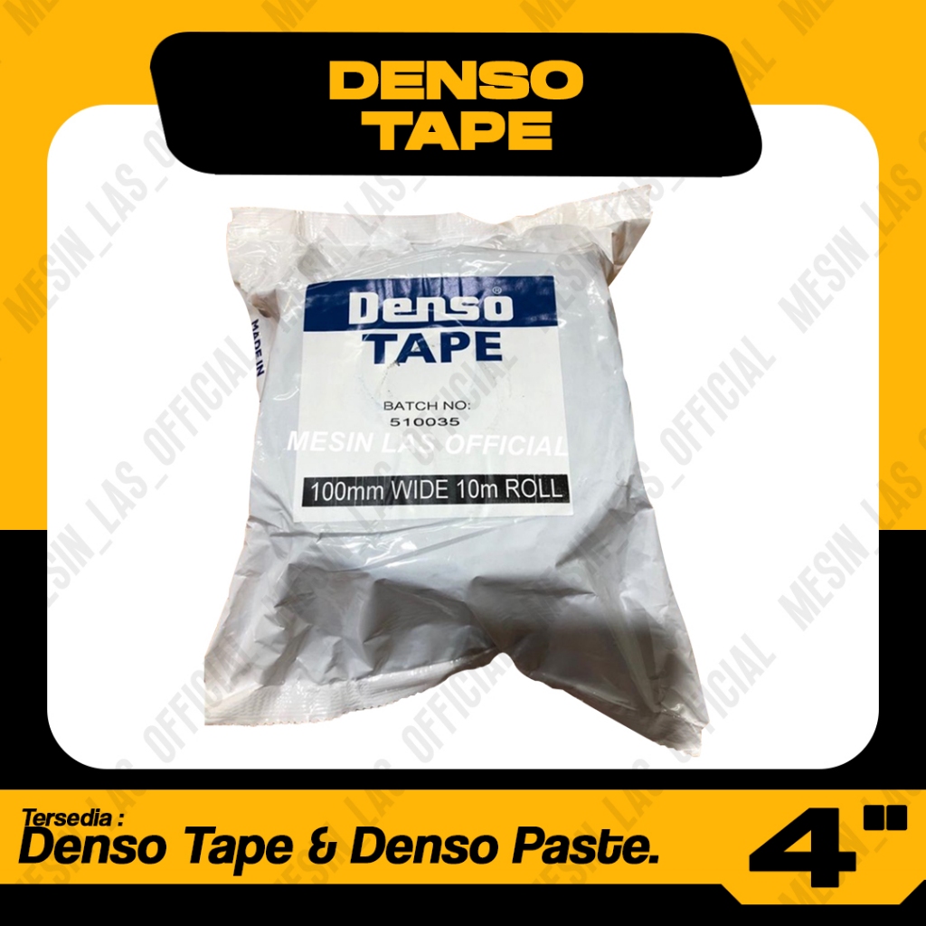 Jual Wrapping Denso Tape Lebar 4 inch Panjang 10 Meter Wrapping Pipa ...