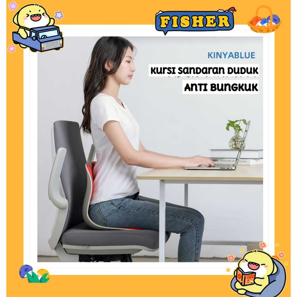 Jual [FISHER] corrector chair Kursi orthopedic postur duduk sandaran ...