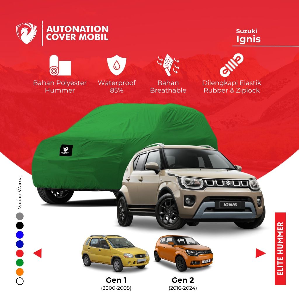 Jual Autonation Garage - Cover Mobil Suzuki Ignis Elite Hummer | Shopee ...