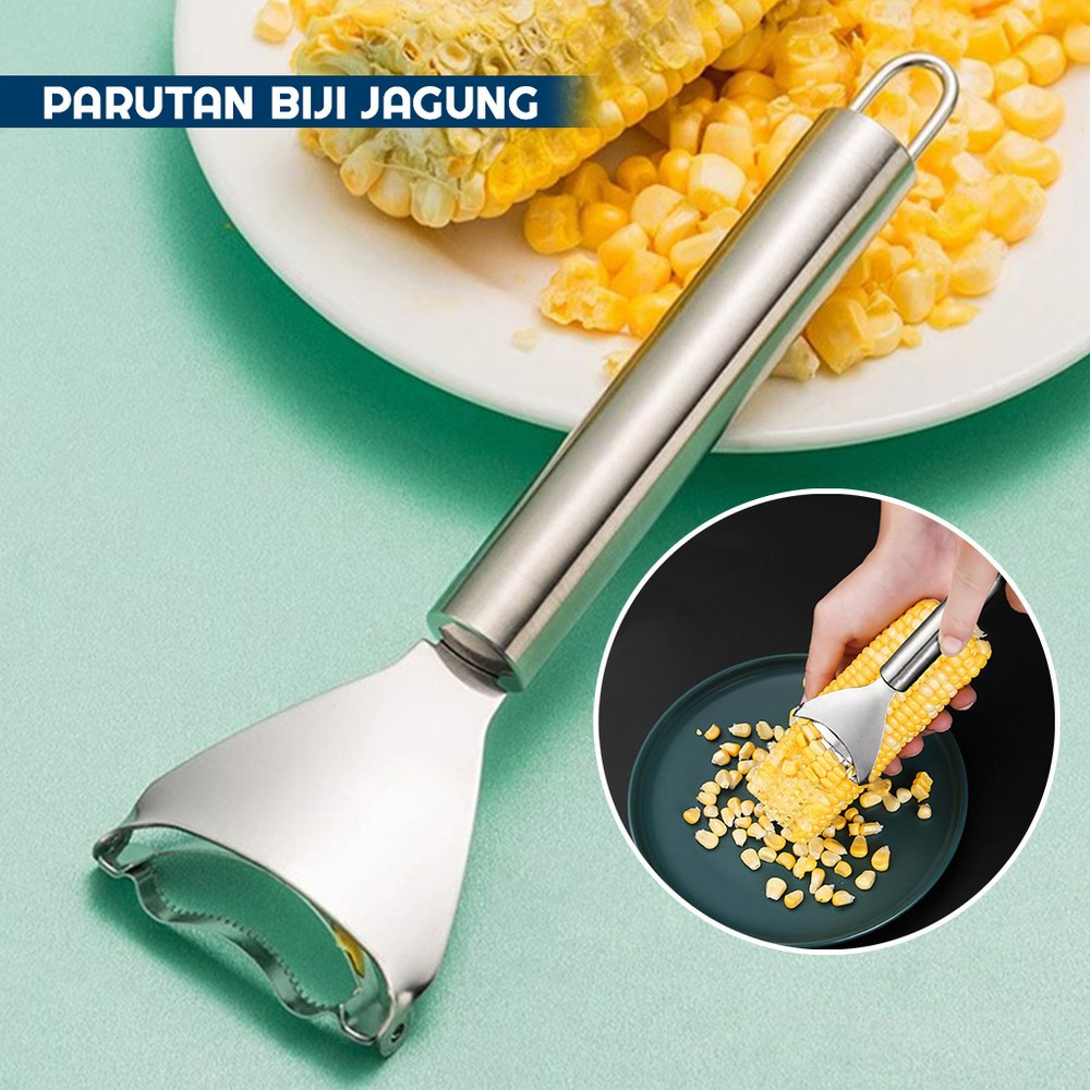 Jual Peraut Jagung Stainless Steel Praktis Serbaguna / Alat Pengupas ...
