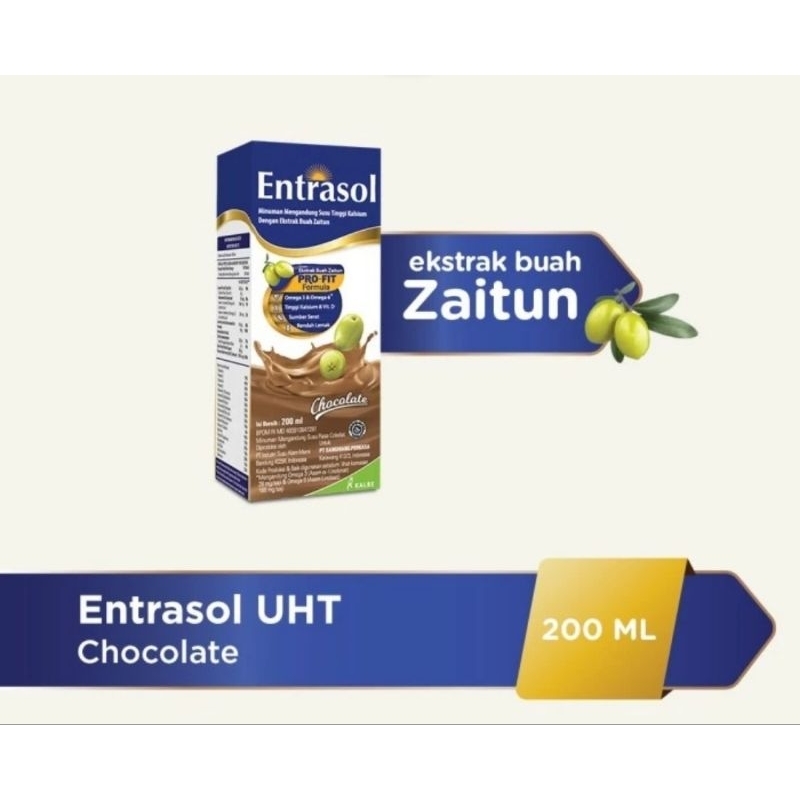 Jual Entrasol Uht Chocolate 200ML | Shopee Indonesia