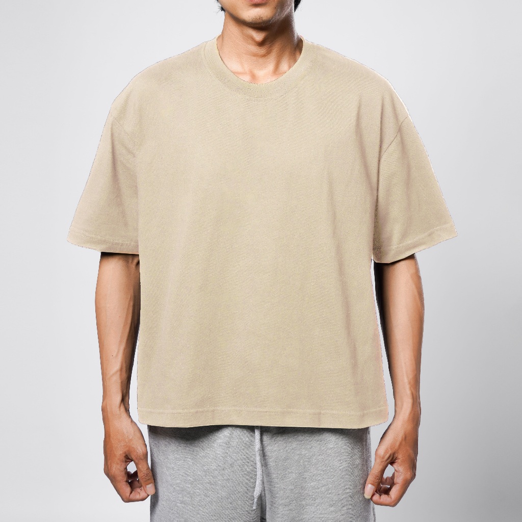 Jual Cottonsupply Boxy Crop Tshirt Kaos Boxy Fit Cotton 24s | Shopee ...