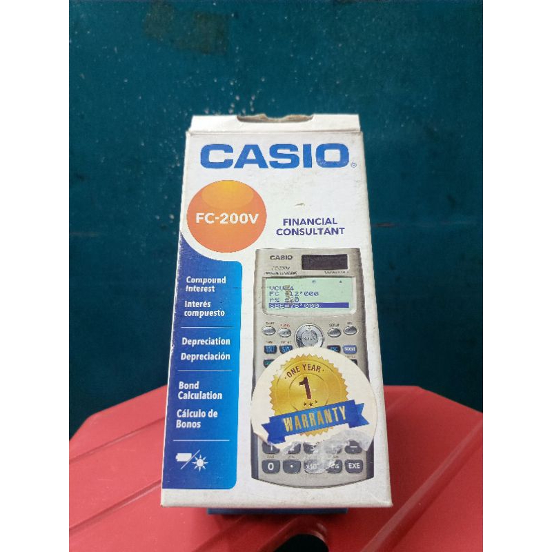 Jual KALKULATOR CASIO FC-200V/FINANCE CALCULATOR CASIO FC 200V/LIMITED ...