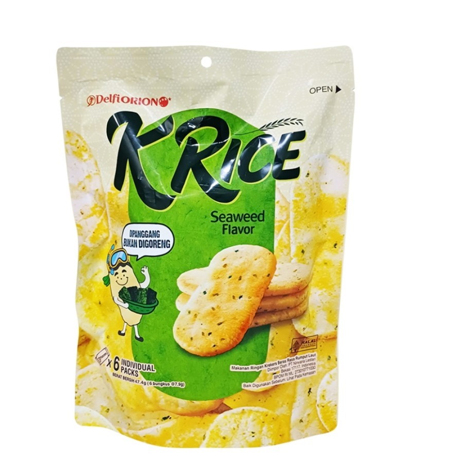 Jual Delfi Orion K Rice Seaweed Crackers Isi 6 | Shopee Indonesia