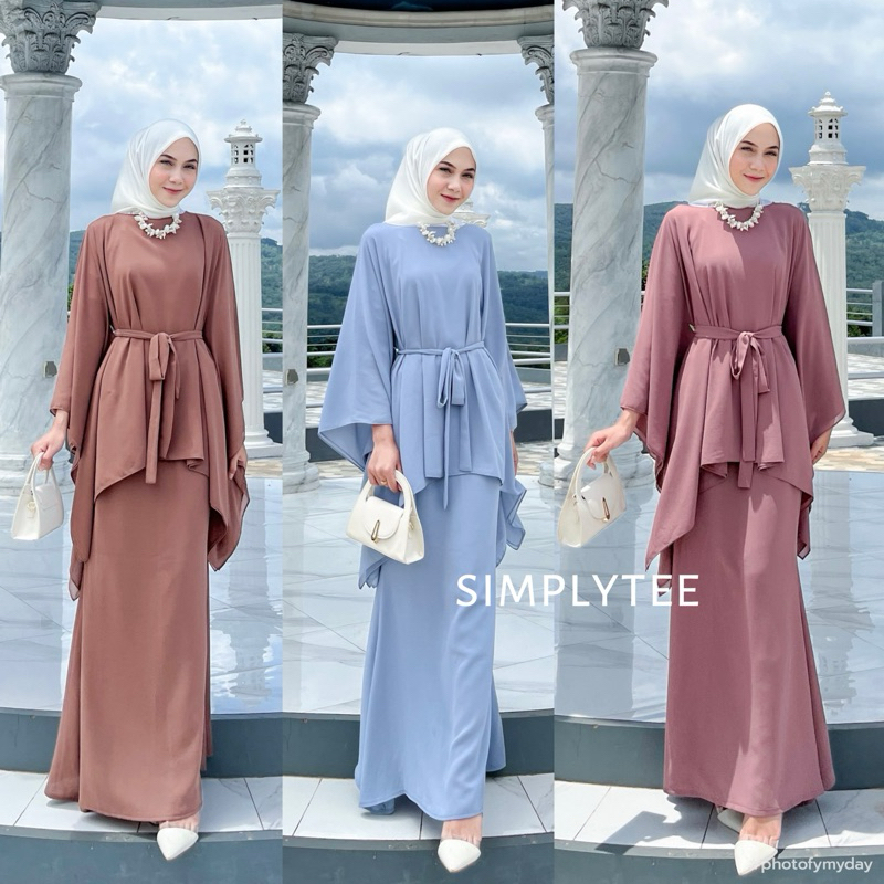 Jual SIMPLYTEE - Inara Set Kurung / Tunik Melayu / Baju Lebaran ...