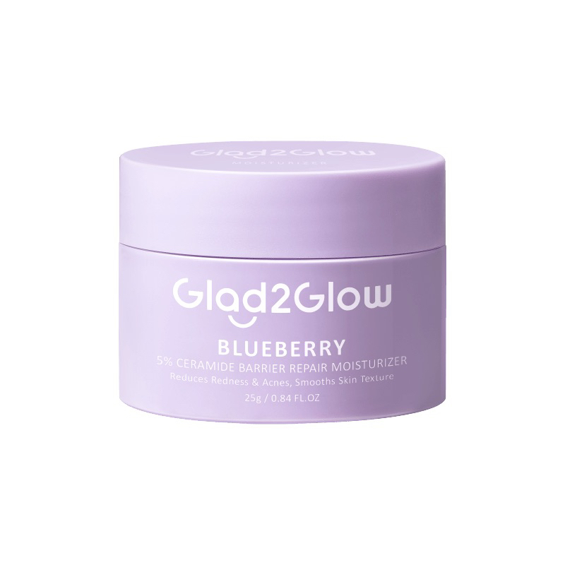 Jual (MOIST UNGU) glad2glow blueberry 5x ceramide moisturizer | Shopee Indonesia