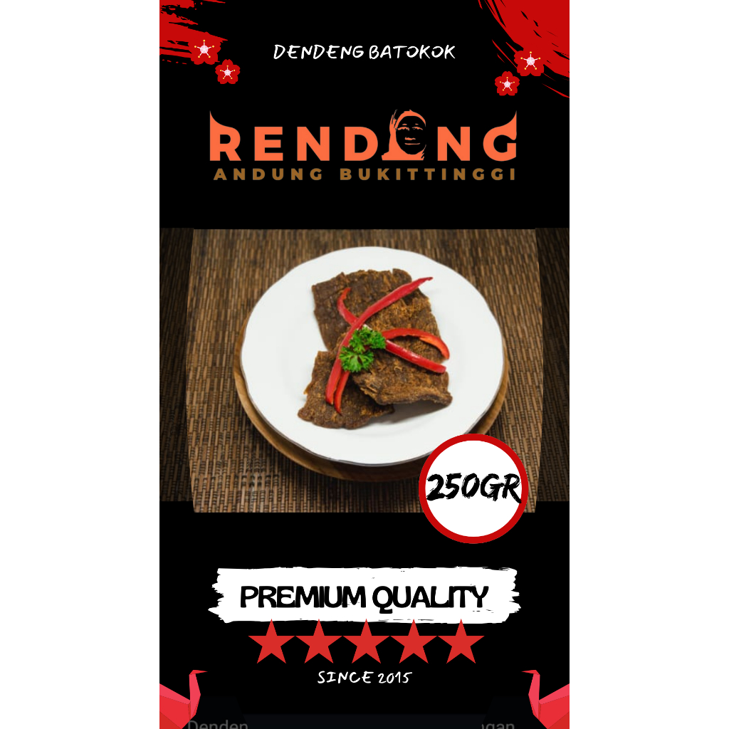 Jual Dendeng Batokok Sapi Cabai | Rendang Andung Bukittinggi | Rendang ...