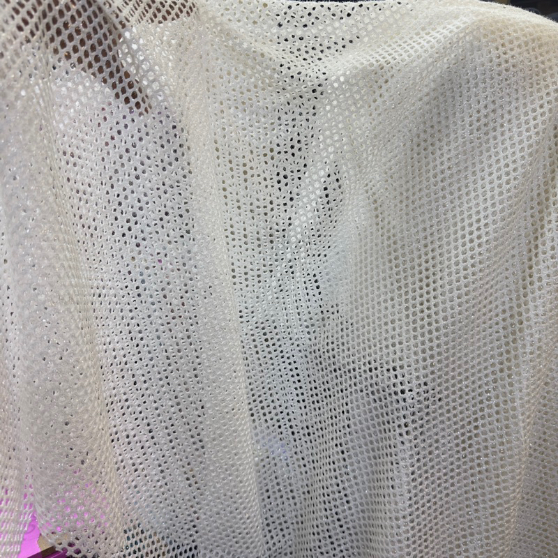 Jual kain jala stretch gliter ( harga per meter ) | Shopee Indonesia