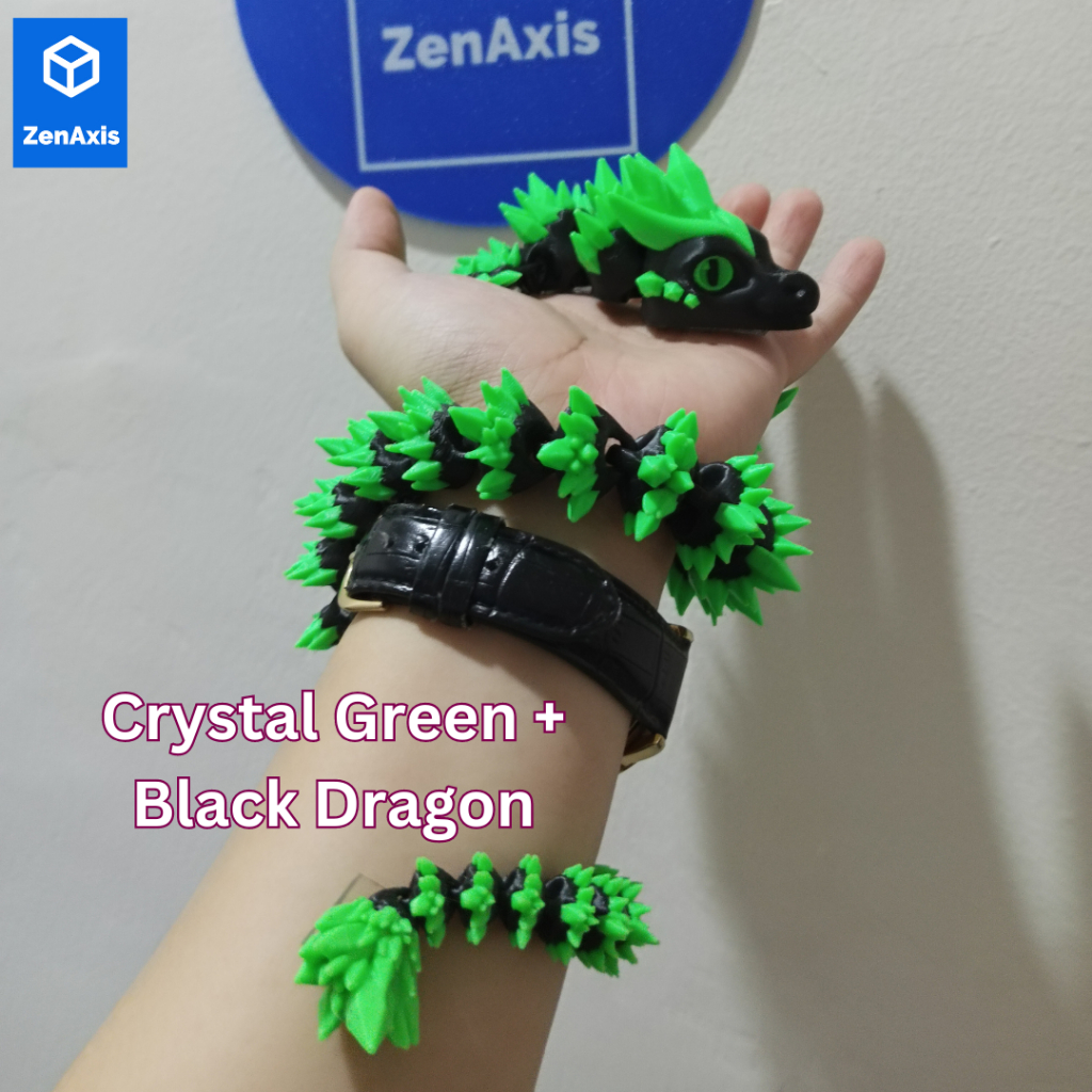 Jual Fidget Crystal Dragon - Articulated ZENAXIS 3D | Mainan Fidget ...