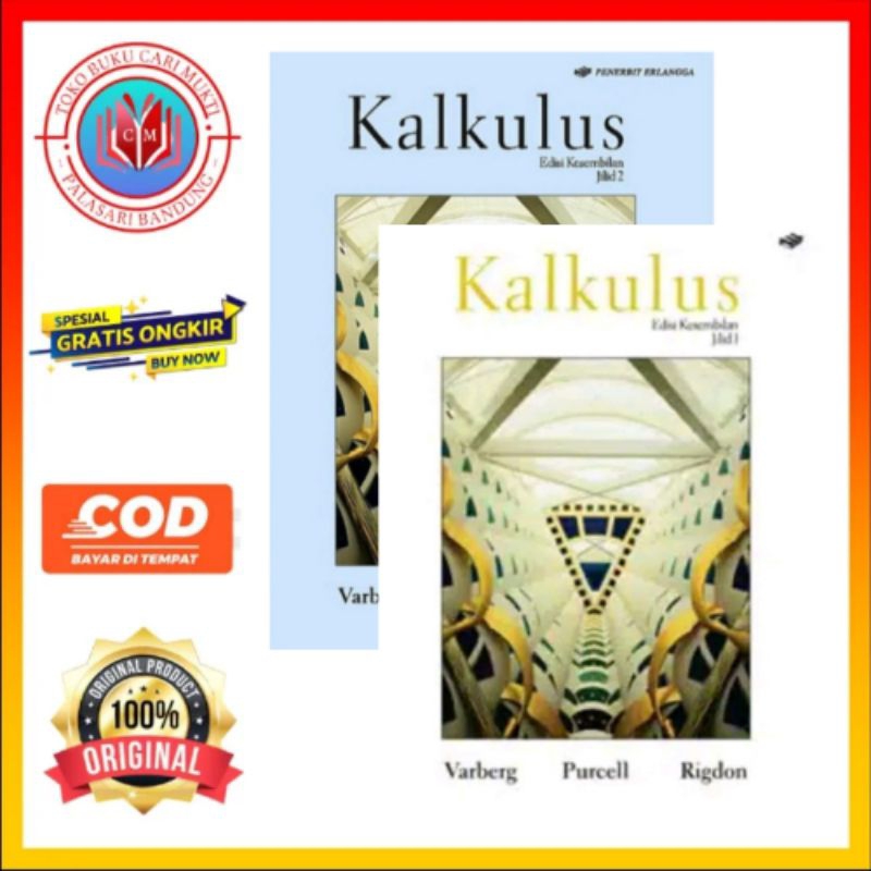 Jual Buku Kalkulus Purcell Jilid 1 dan 2 Edisi 9 Buku Original | Shopee ...