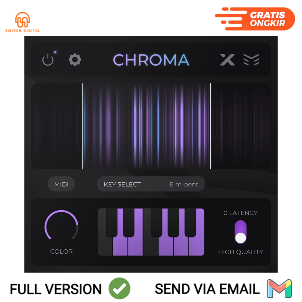 Jual Xynth Audio - Chroma - VST PLUGIN Spectral pitch quantizer, which ...