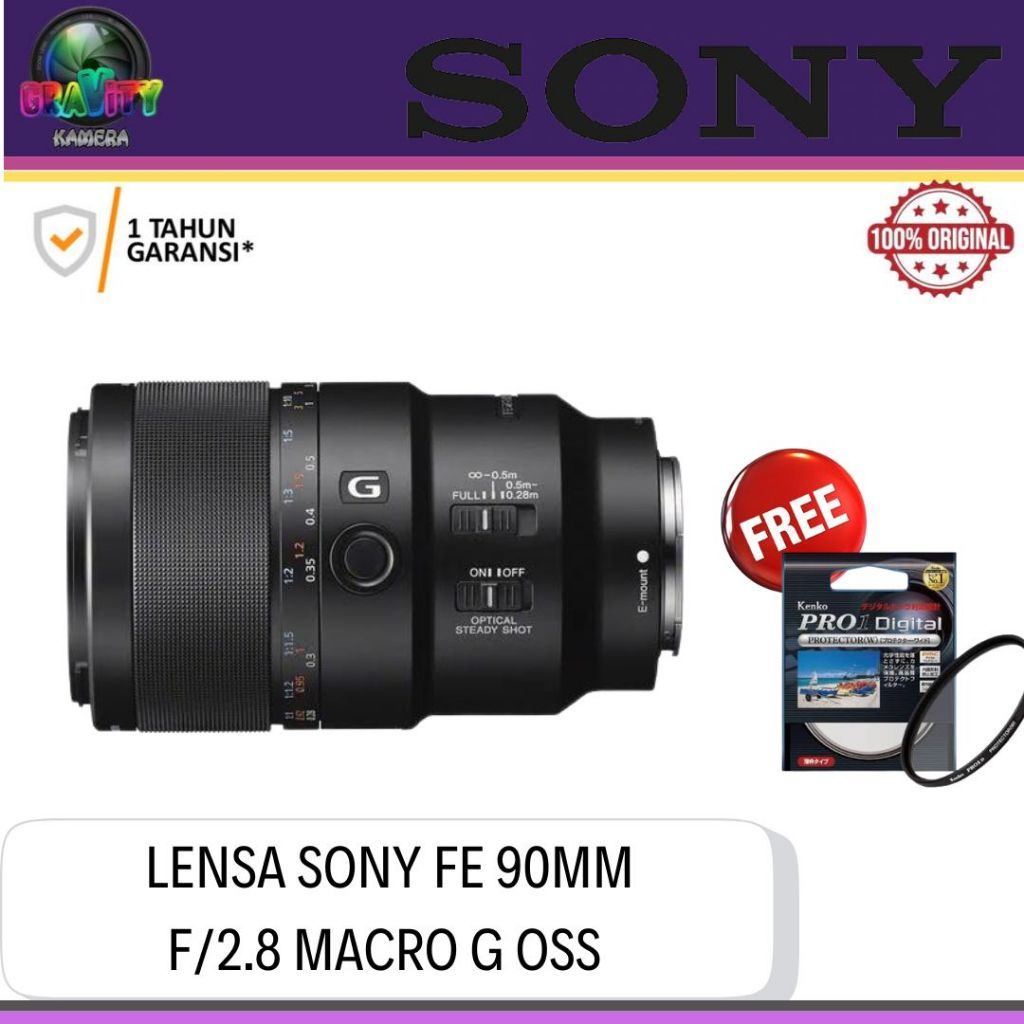 Jual LENSA SONY FE 90MM F2.8 MACRO G OSS / SONY FE 90MM F2.8 MACRO G ...
