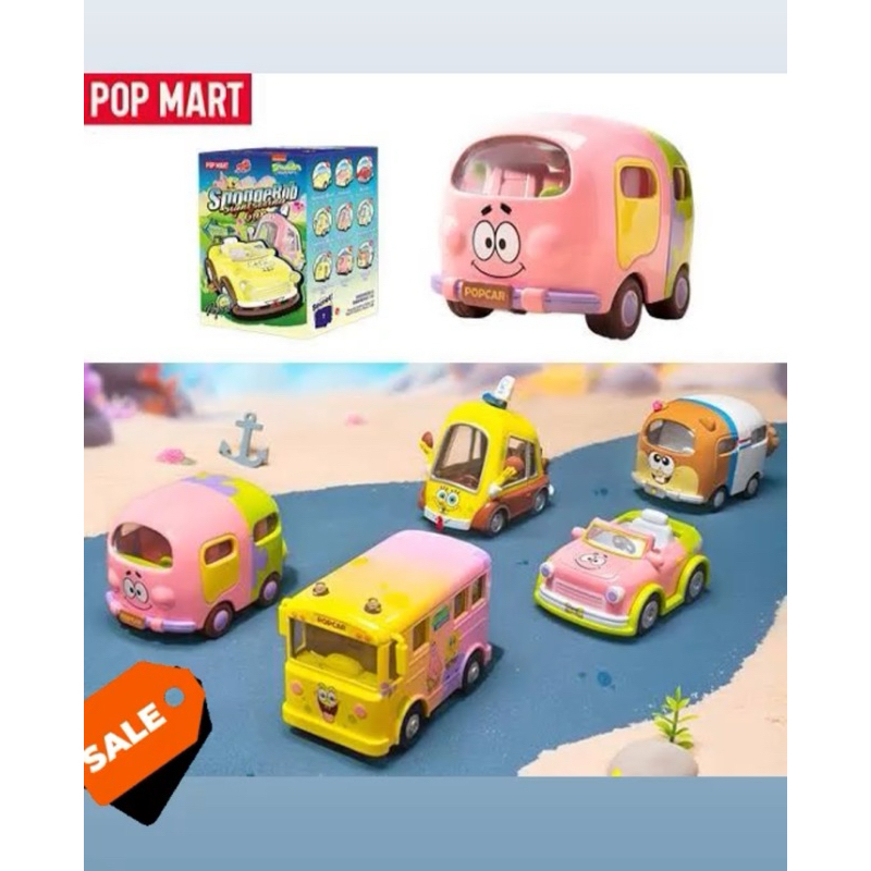 Jual Spongebob Sightseeing Car Series Vehicles POP MART Blind Box ...