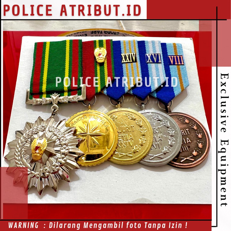 Jual Satya lencana Mendali PDU Set TNI AD Nararia Dharma Bantala 8 16 ...