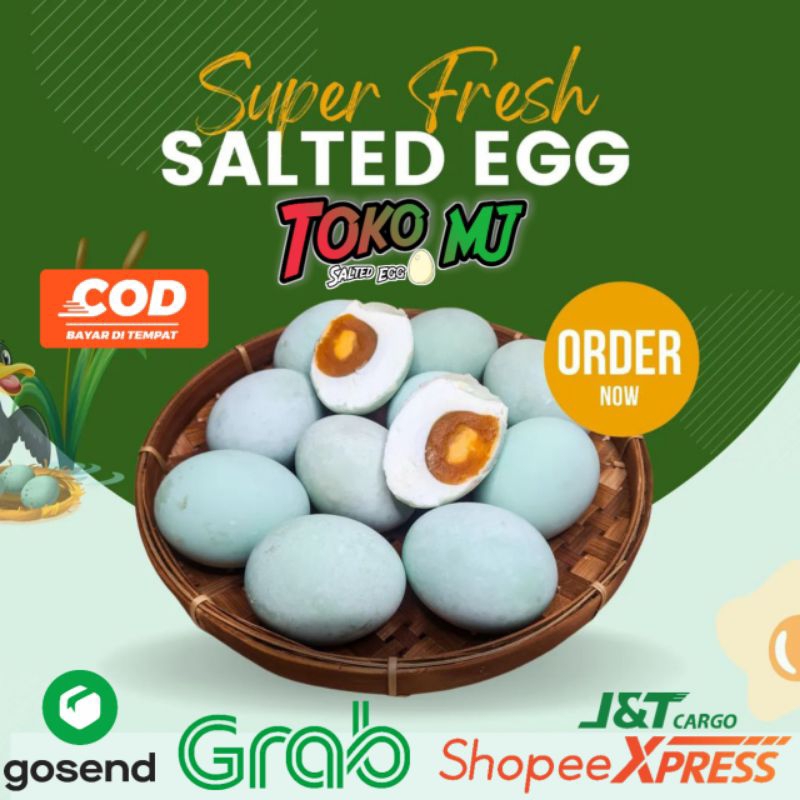 Jual Telur asin / Telur asin rebus / Telur asin ukuran besar / telur ...