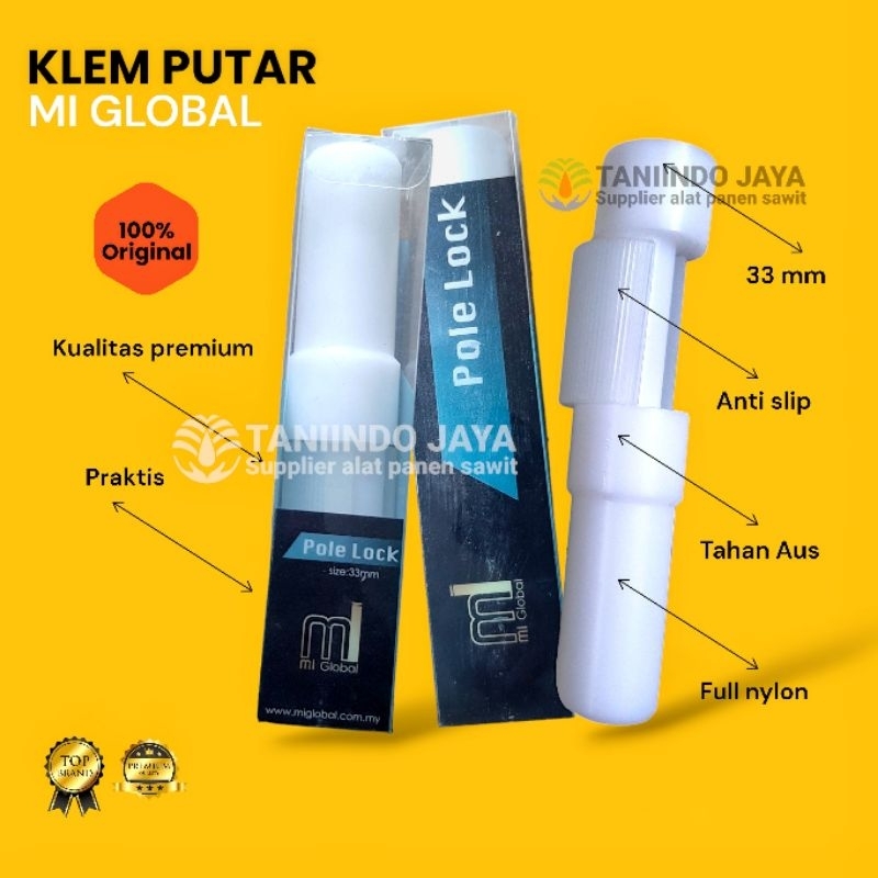 Jual klem putar pipa egrek sawit / MI global / made in malaysia | Shopee Indonesia