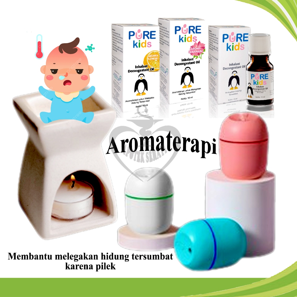 Jual PURE KIDS Inhalant Decongestant Pure Baby Essensial Oil 10ml ...