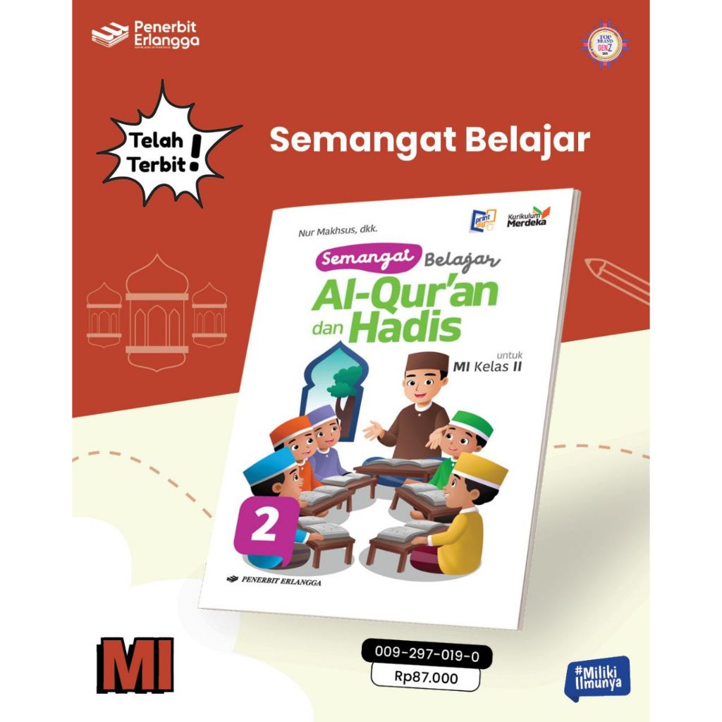 Jual [Erlangga Official] Semangat Belajar Al-Quran & Hadis Mi Kelas 2 - Kurikulum Merdeka ...