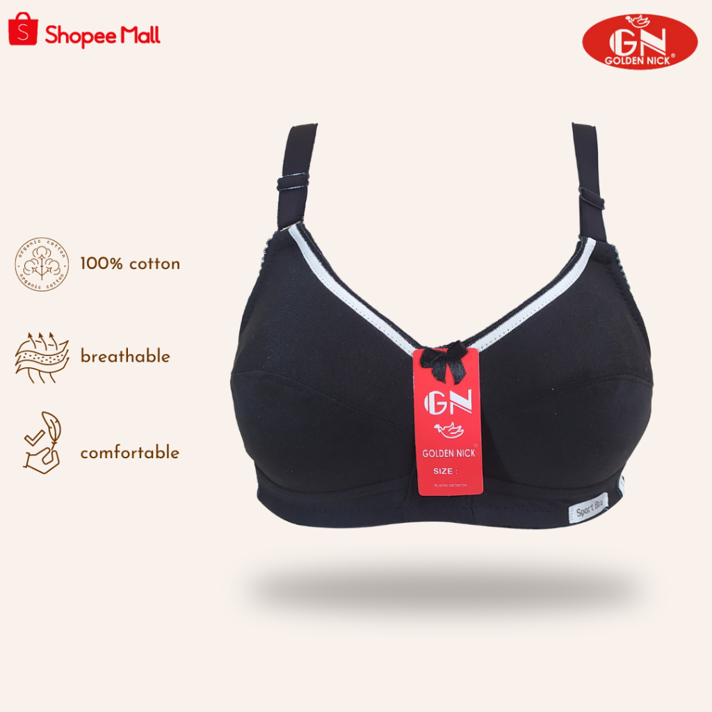 Jual Golden Nick - Bh Sport Bh Remaja Bh Sekolah Bh SA707 Tanpa Kawat Bh Katun Bh Nyaman ...
