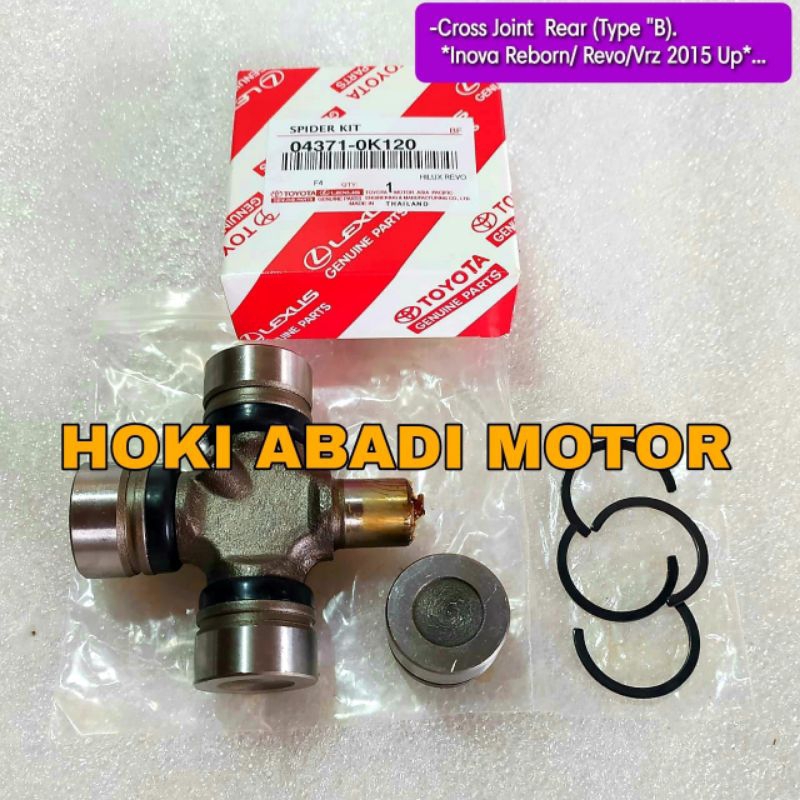 Jual Cross Joint Joint kopel Toyota Innova Reborn Hilux Revo Fortuner VRZ 2GD 04371-0K120 ...