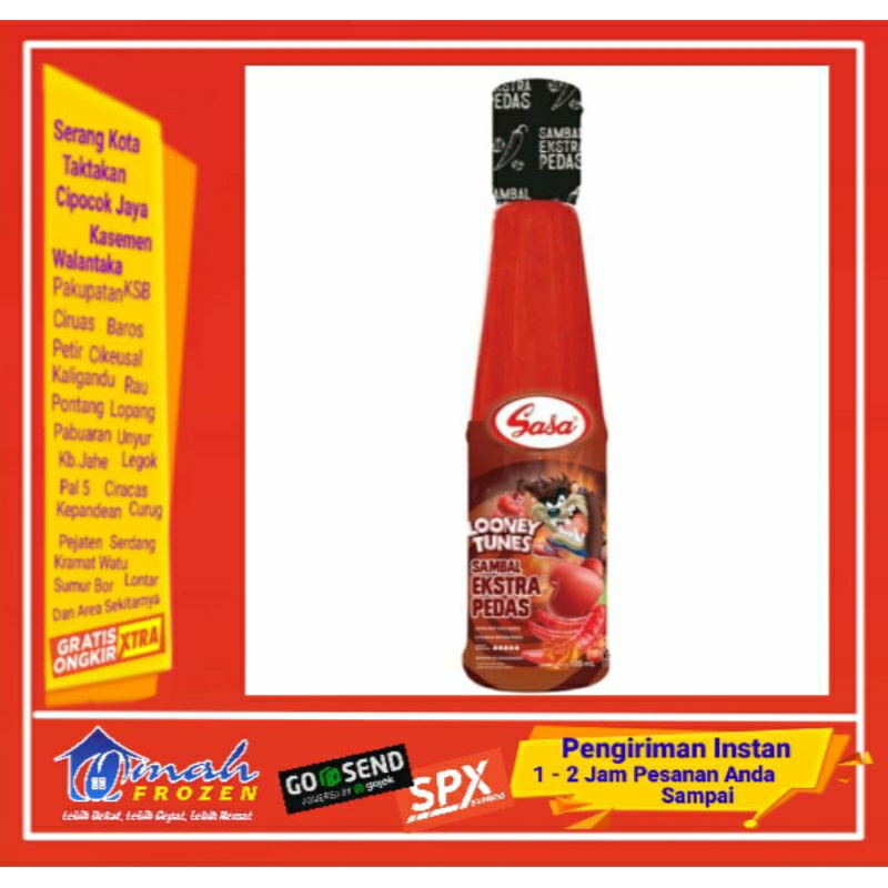 Jual Saos Sambal SASA Extra Pedas 135 ml, Sasa Looney Tunes, Frozen ...