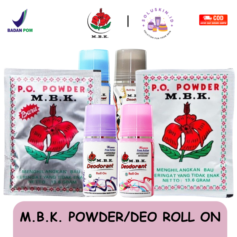 Jual [READY] BEDAK MBK POWDER DAN DEO ROLL ON M.B.K POWDER SACHET SASET MBK DEODORANT PENGHILANG ...