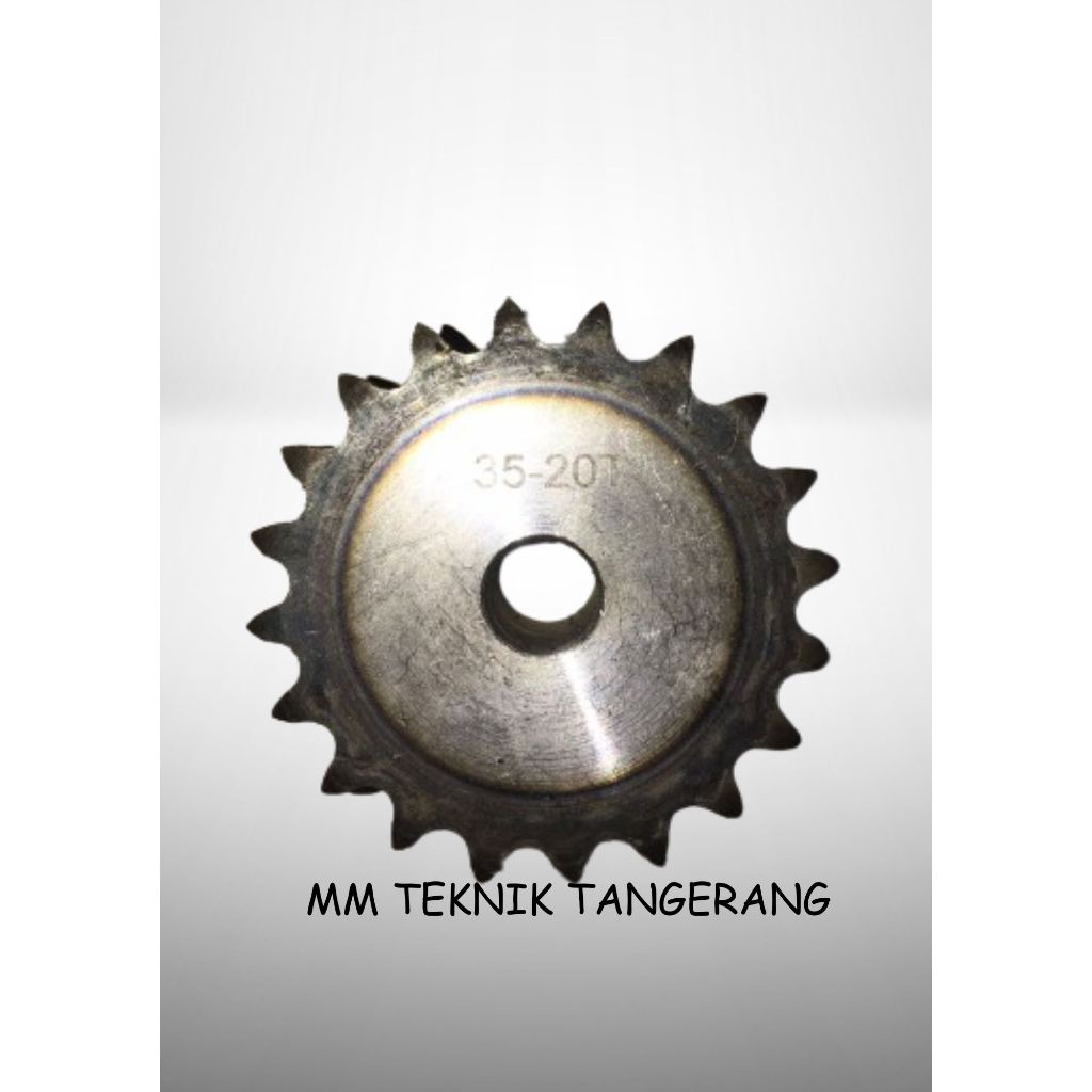Jual Sprocket RS 35 x 20 T Gear Rantai Single Gir gigi Z 20T RS35 -1 ...