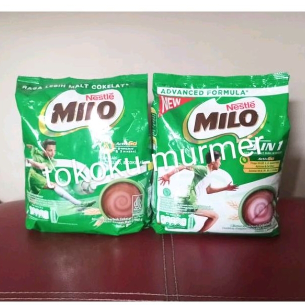 Jual Milo Activ Go 800 gram / Milo 3in1 800 gram ( Milo Kemasan Baru ...