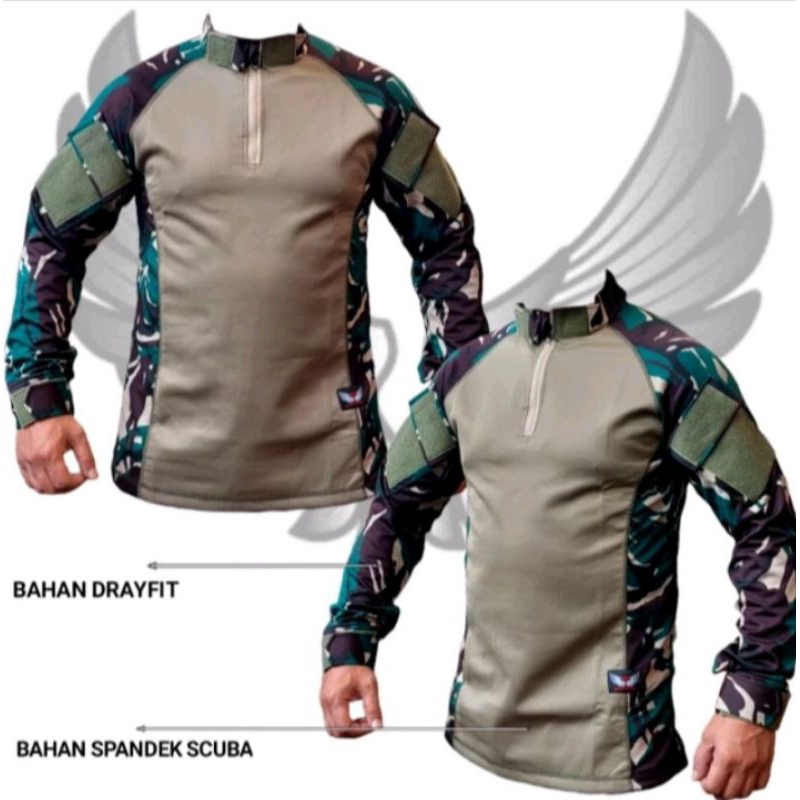 Jual BAJU KAOS BDU TNI TACTICAL LENGAN PANJANG,BAJU BDU,BAJU LORENG, BDU TNI | Shopee Indonesia