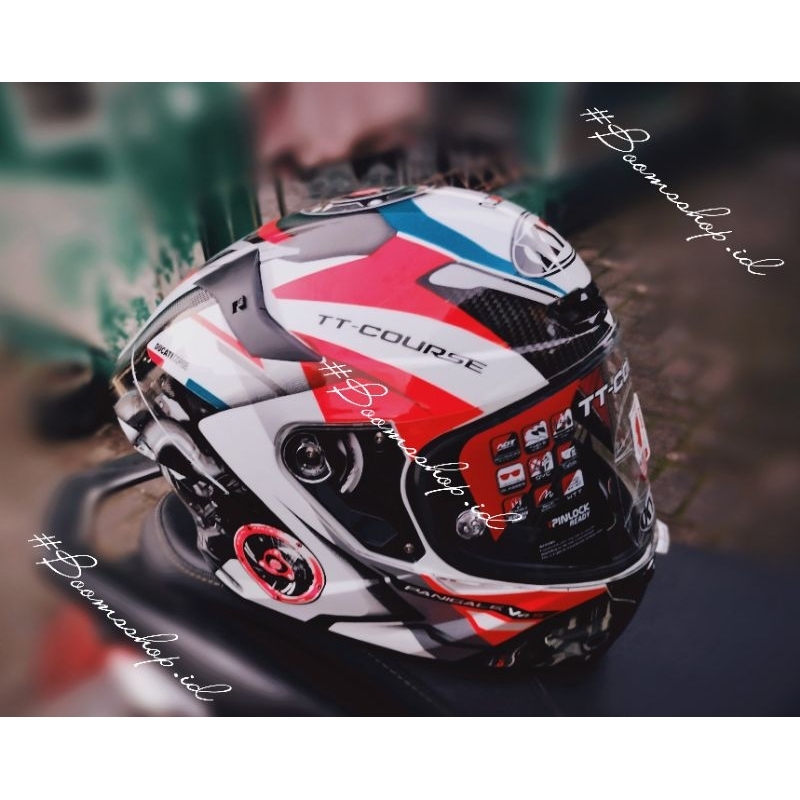 Jual helm kyt ttc repaint livery vanigale red | Shopee Indonesia