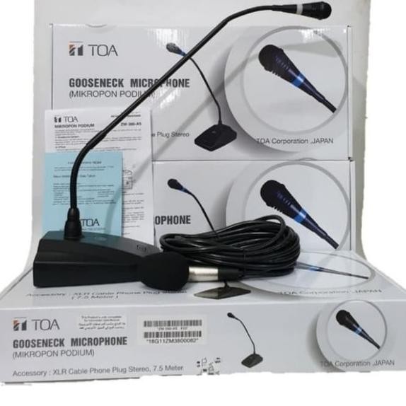 Jual MIC MEJA PODIUM TOA ZM 380 AS MICROPHONE TOA ZM 380AS ZM380AS ...